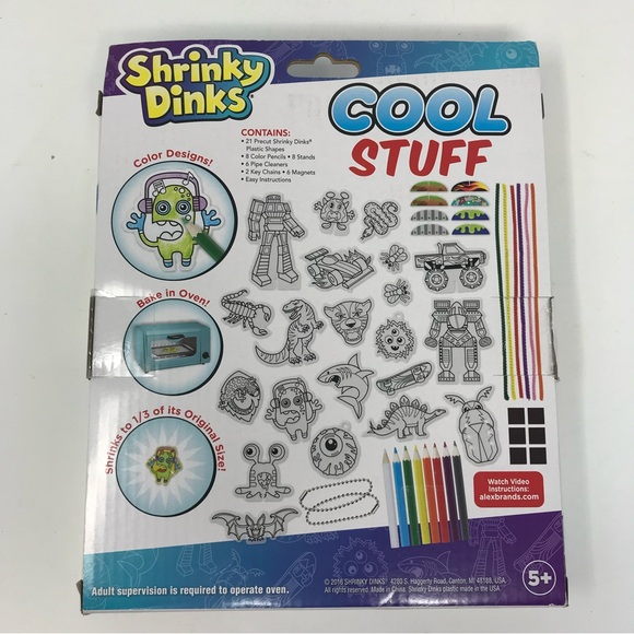 Shrinky Dinks | Toys | Shrinky Dinks Cool Stuff Activity Set Kids Arts ...